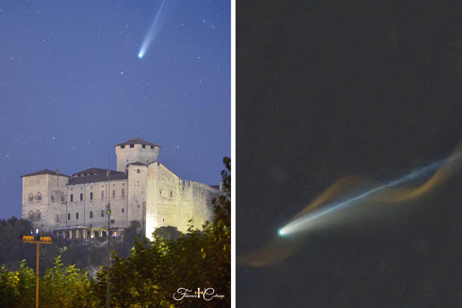 Komeet Lemmon betovert Italië: de mooiste foto's van het hemelse ...